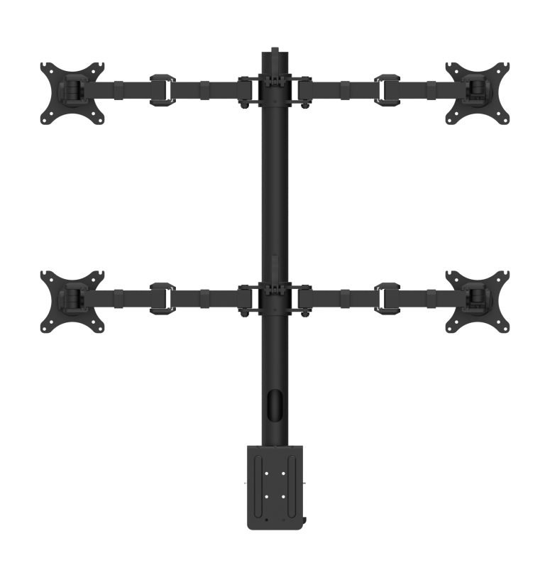 Revolve Pole Mounted Quad Monitor Arm - ON SALE | Rapidline