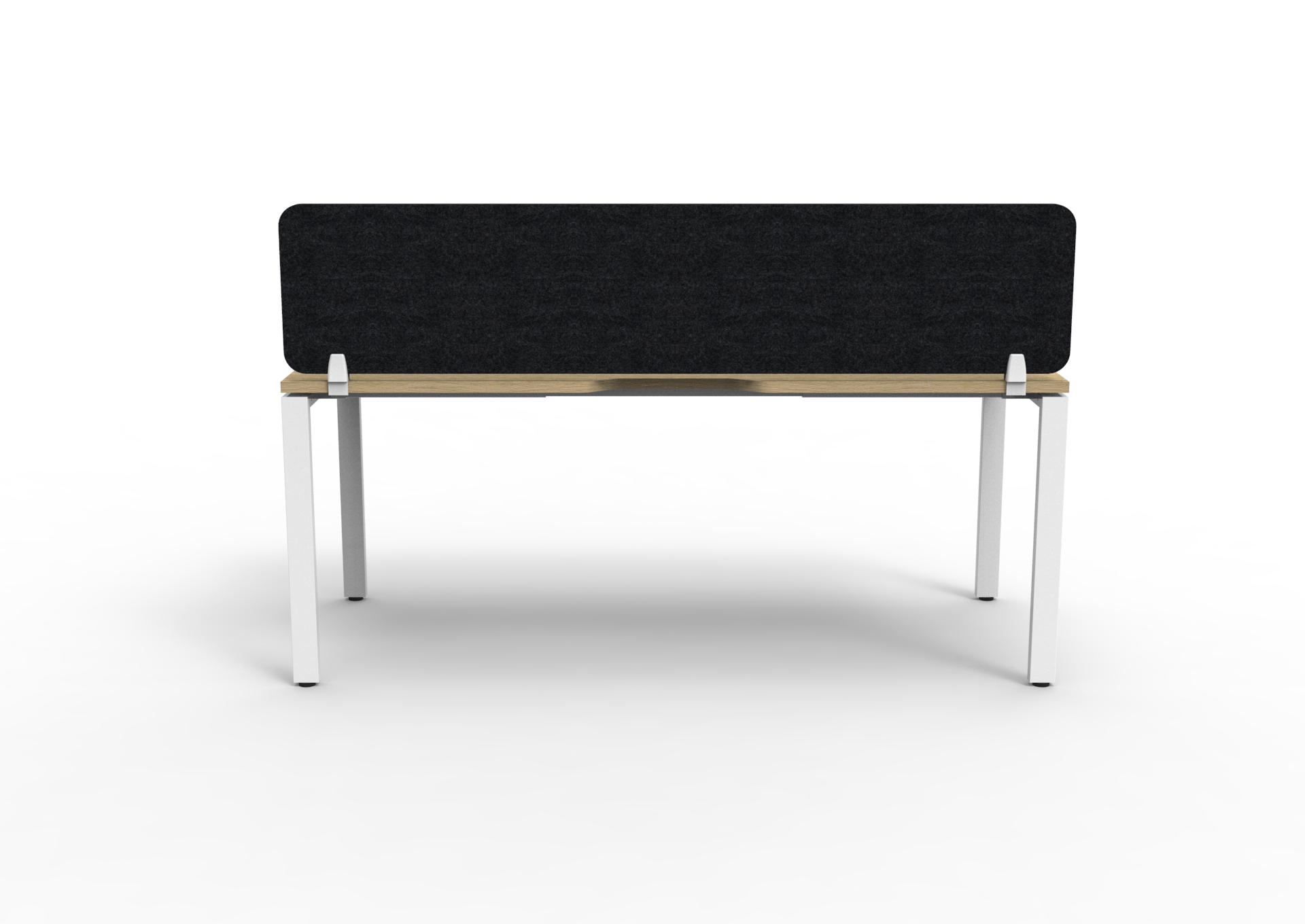 Deluxe Profile Leg Single Workstation with Screen with Screen - Image 3